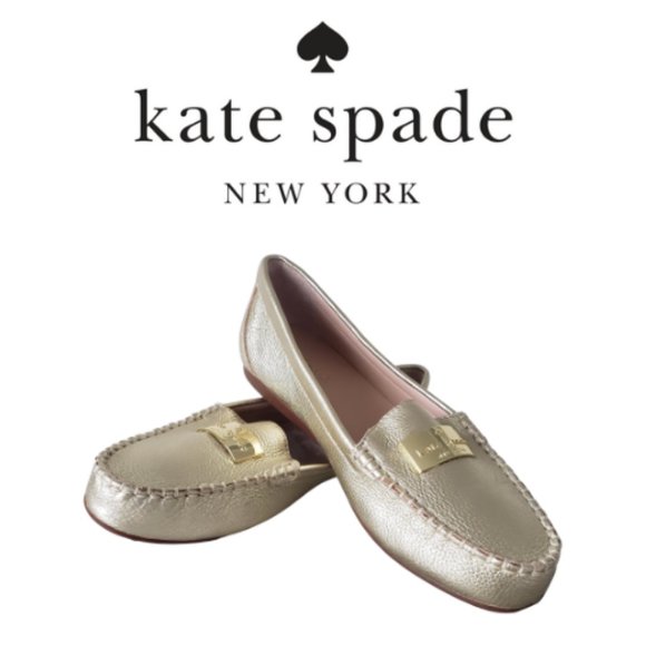 kate spade | Shoes | Kate Spade Corrie Leather Loafer Moccasin Flats ...